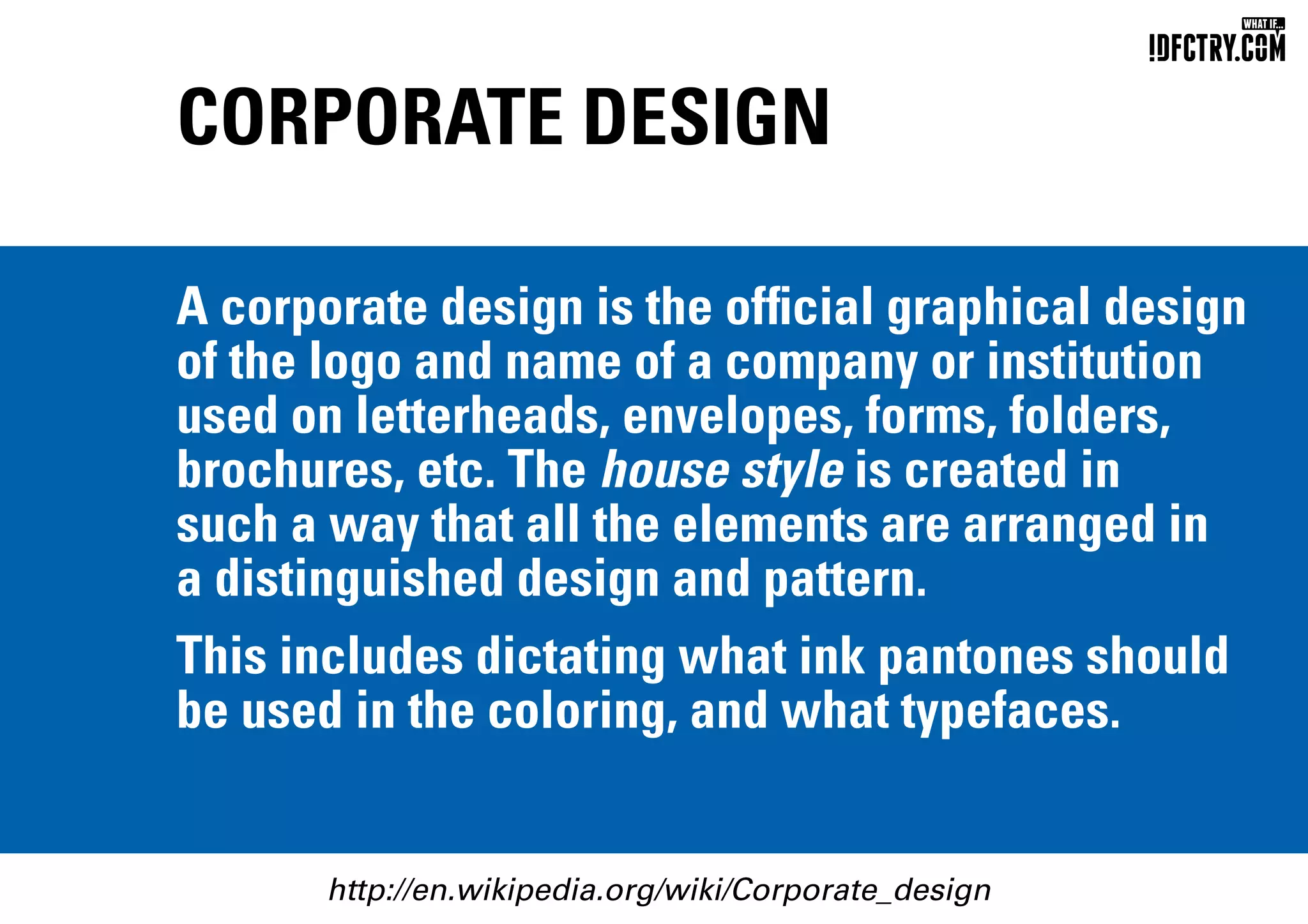 How to design a corperate identity | PDF