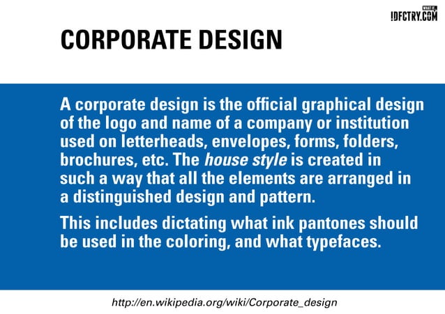How to design a corperate identity | PDF | Business | Business and Finance