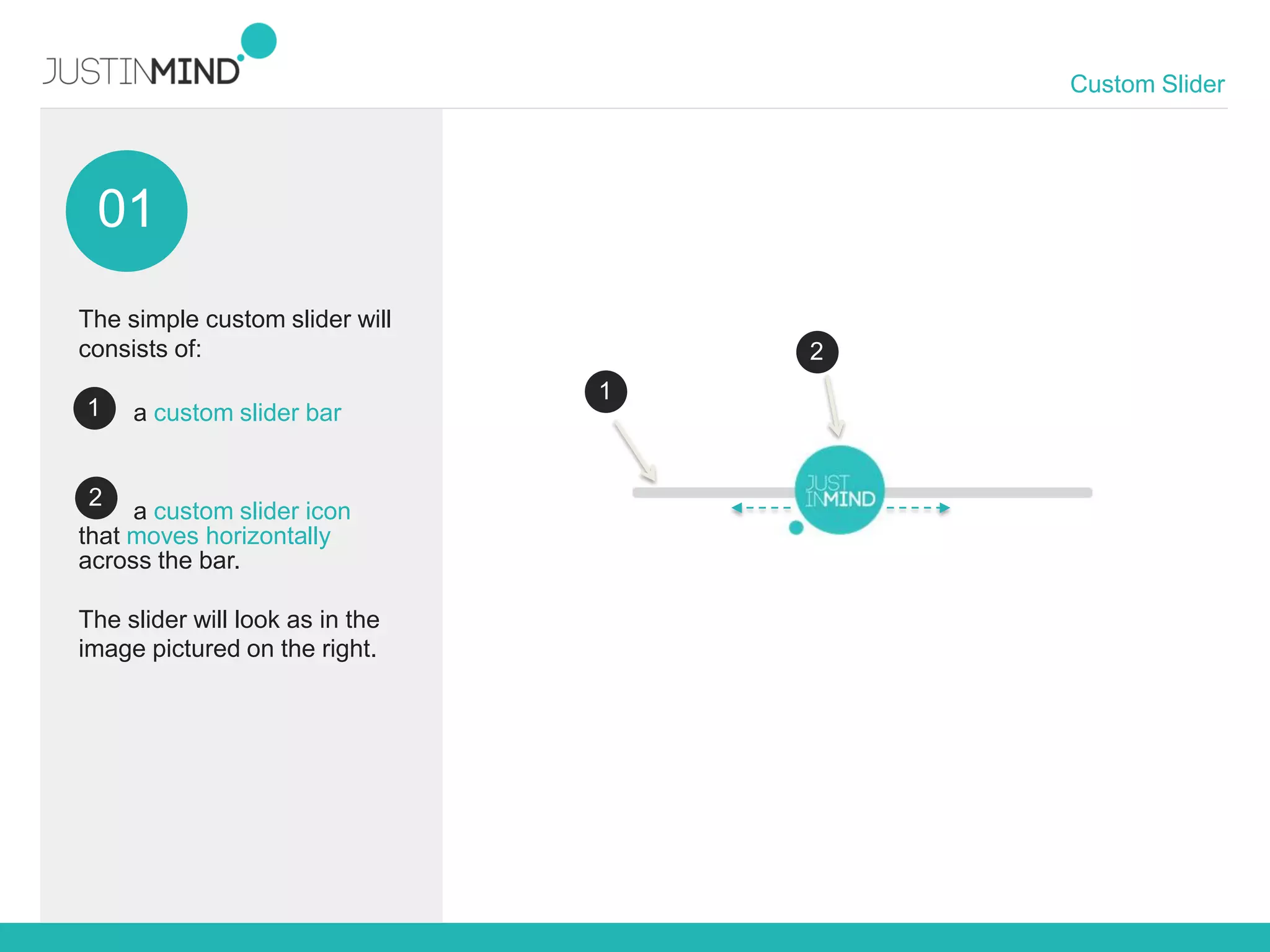 How to design a custom slider in your wireframe | PPT
