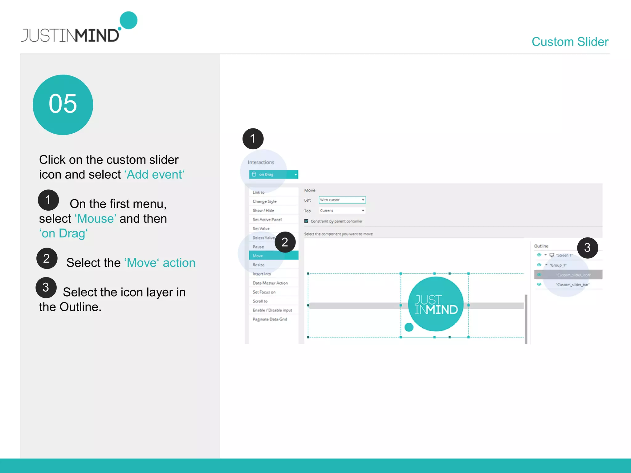 How to design a custom slider in your wireframe | PPT