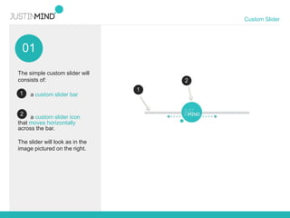 How to design a custom slider in your wireframe | PPT