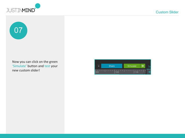 How to design a custom slider in your wireframe | PPT