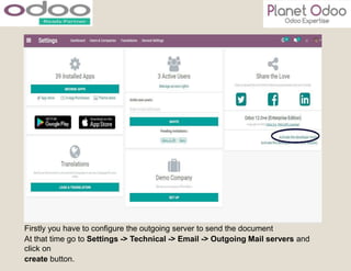 How to design a digital signature in odoo | PPTX