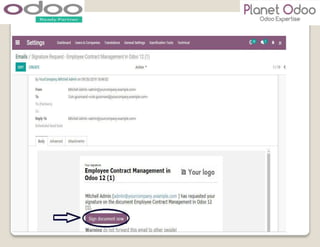 How to design a digital signature in odoo | PPTX
