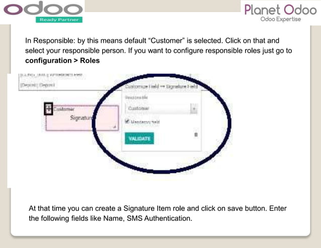 How to design a digital signature in odoo | PPT