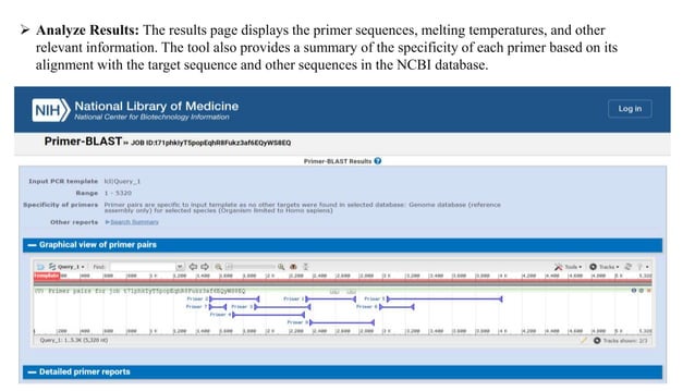 How to design a DNA primer on NCBI.pptx | Genetics | Science