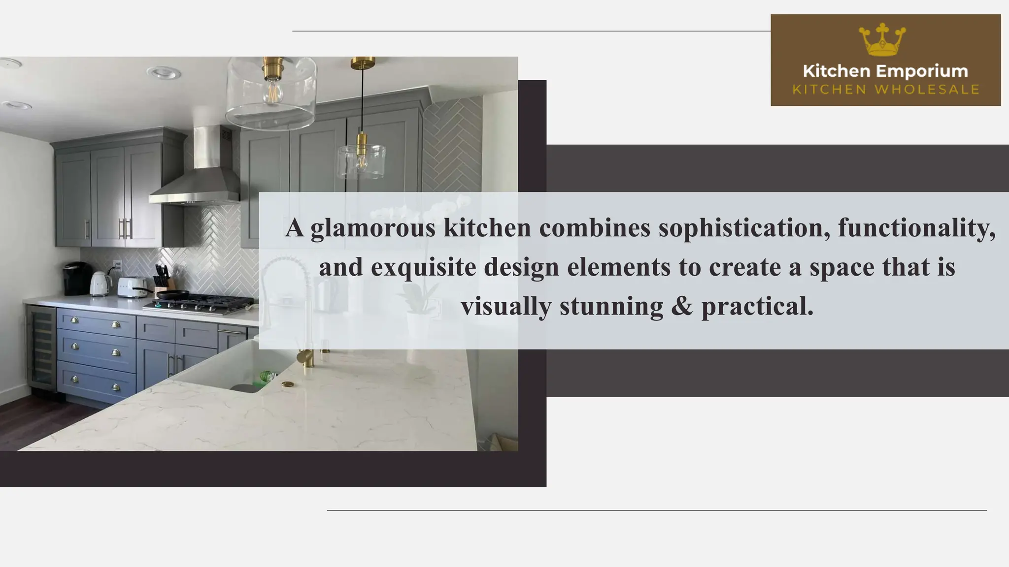 How to Design a Glamorous Residential Kitchen | PPT