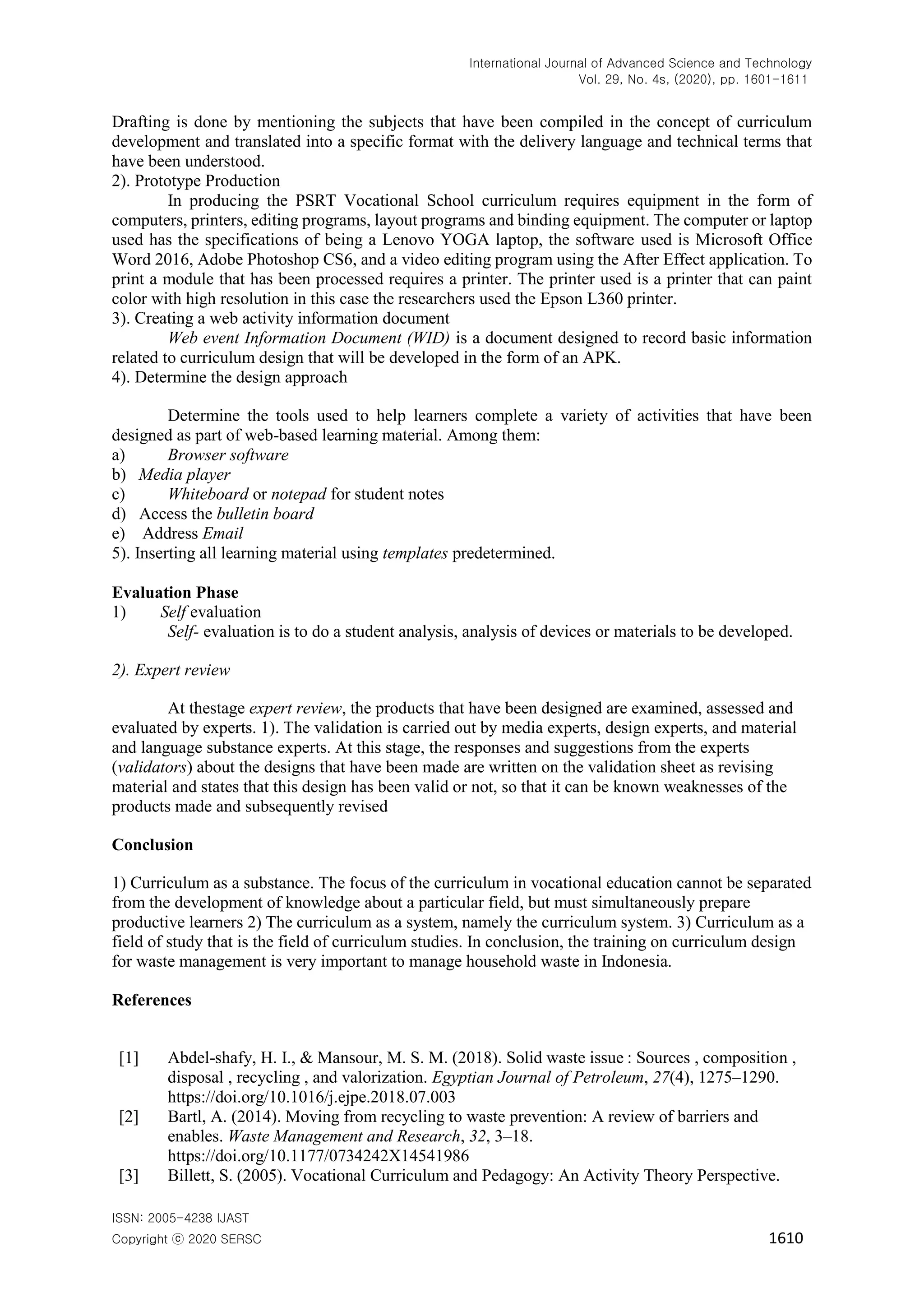 How to design a household waste management training curriculum | PDF