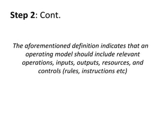 How To Design An Operating Model: Tip For Business Analysts | PPT
