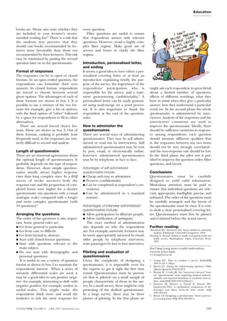 How to design_a_questionnaire | PDF