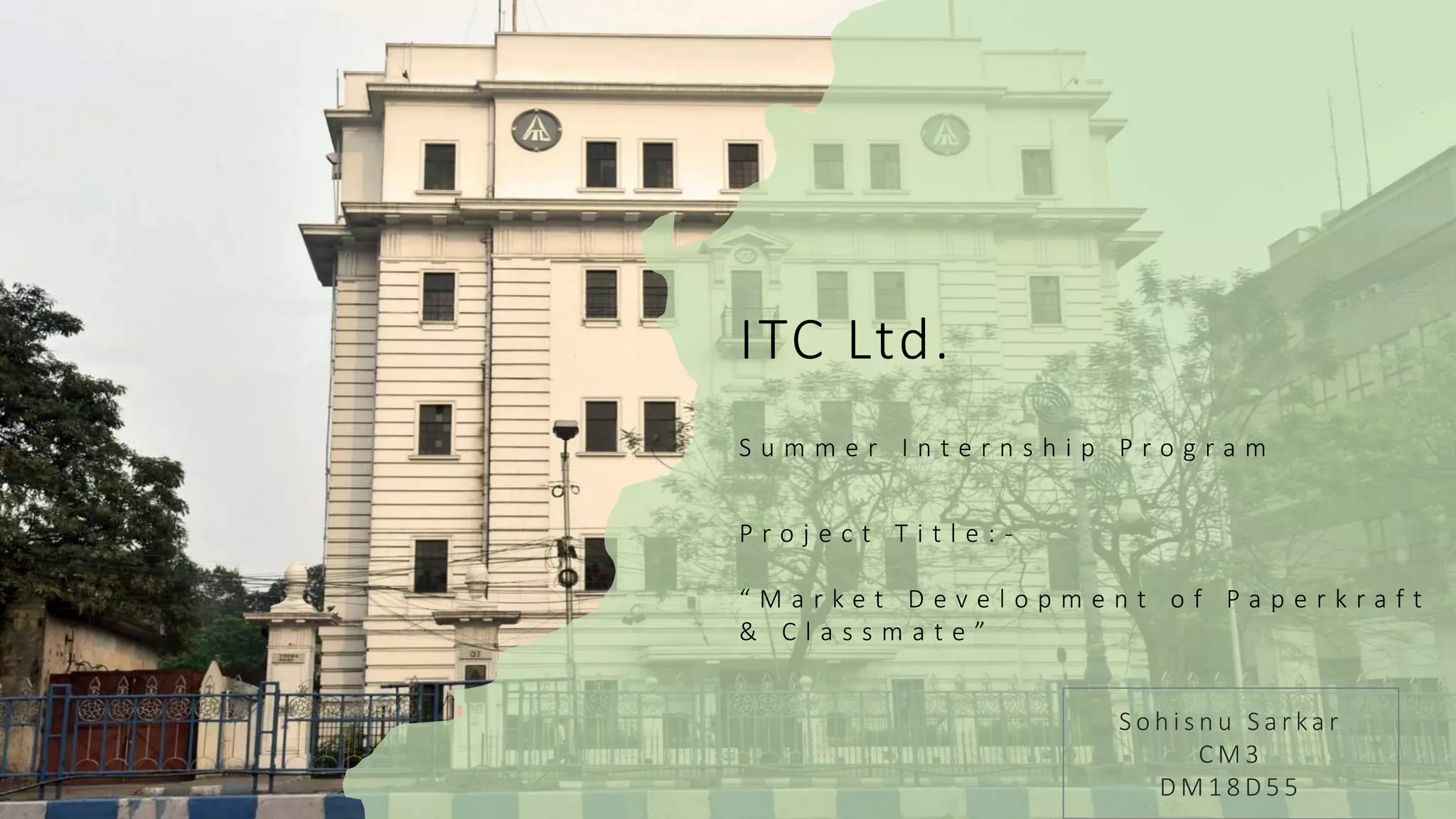 SIP PRESENTATION ON ITC | PPTX