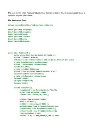 The Designing of a Software System from scratch with the help of OOAD ...
