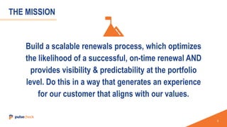 How to Design a Value-Based Renewal Management Process | PPT