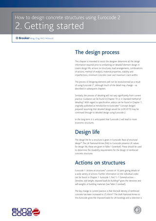 How To Design Concrete Structures Using Eurocode 2 | PDF