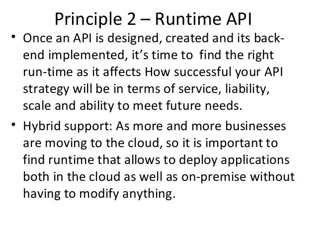 Effective API Design Effective API Design