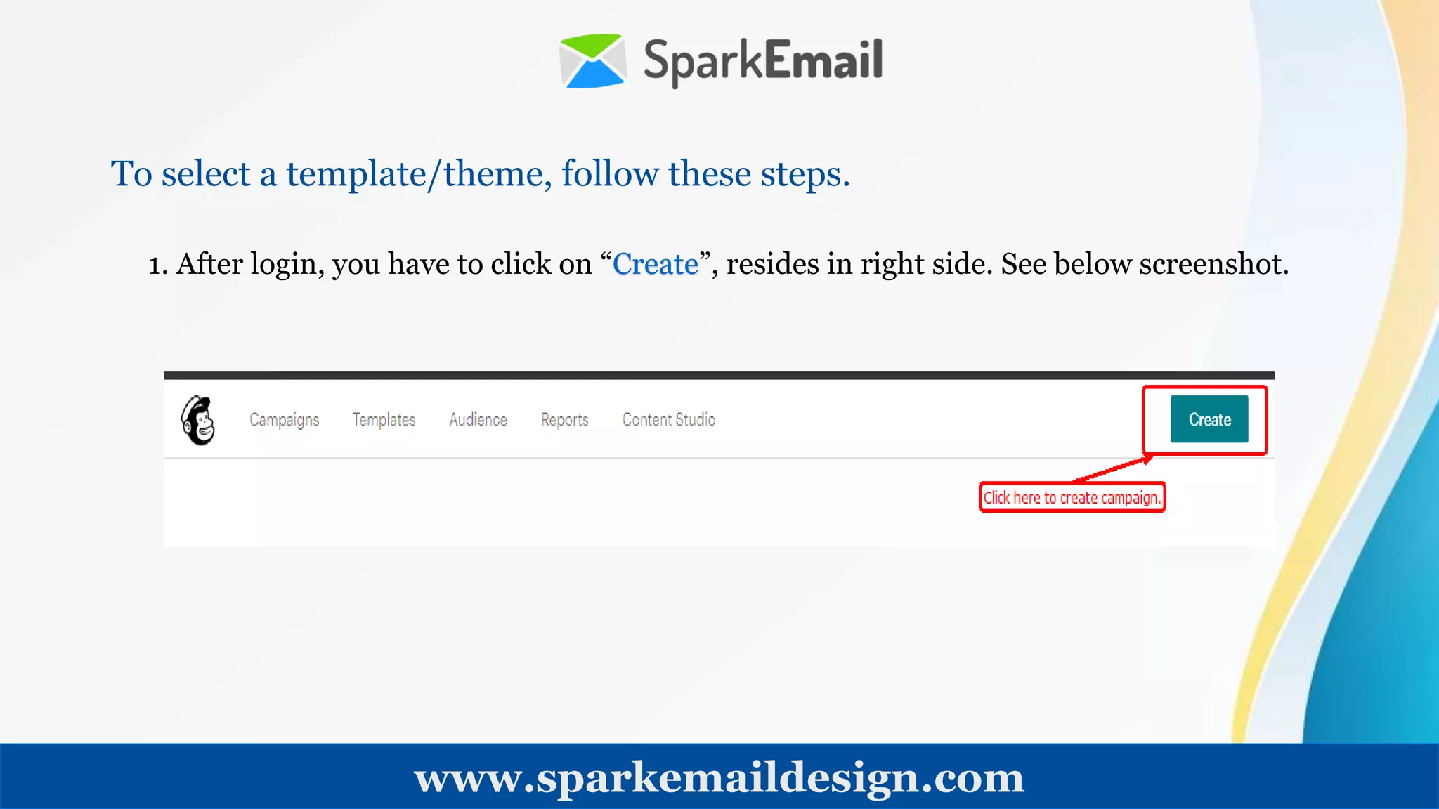How to design a custom MailChimp email templates | PPT | Free Download