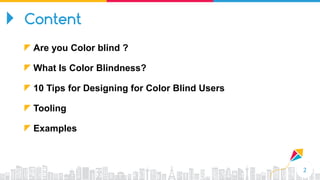How to design for Colorblind User ? | PPT