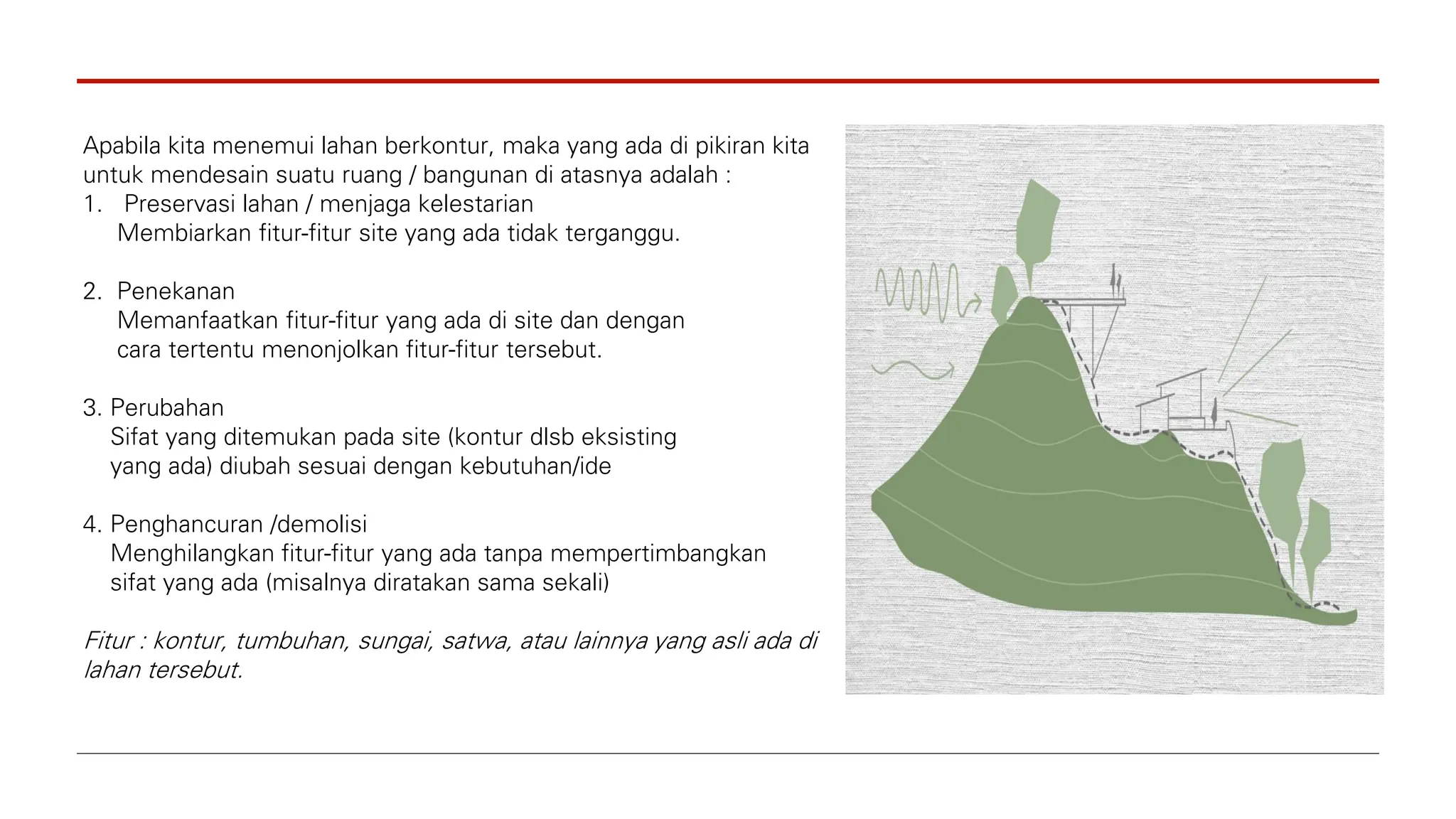 how to design in contour site for architecture student.pdf