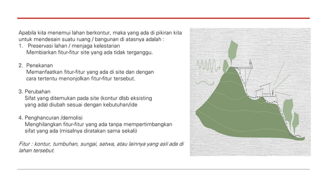 how to design in contour site for architecture student.pdf