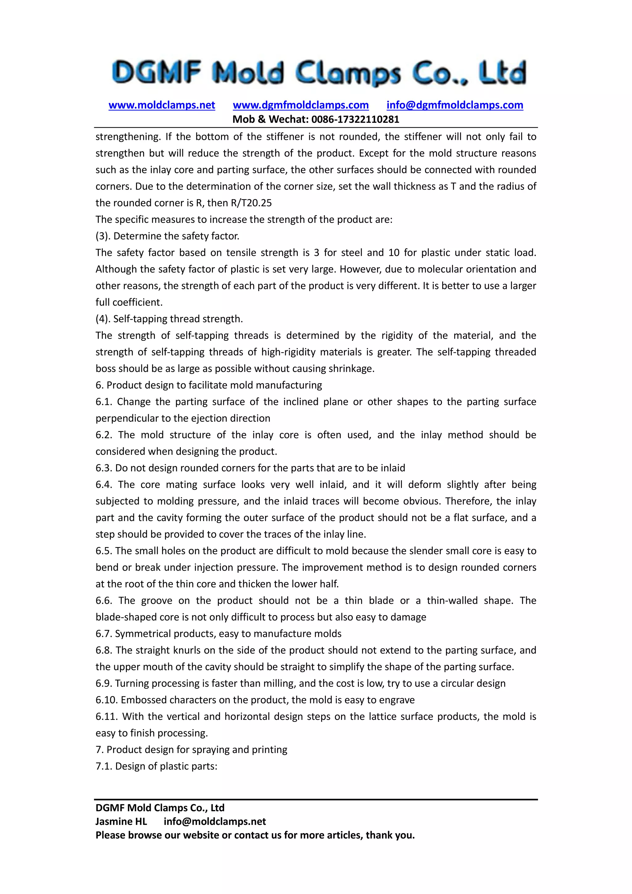 How to design injection molding product? | PDF