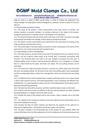 How to design injection molding product? | PDF