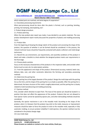 How to design injection molding product? | PDF