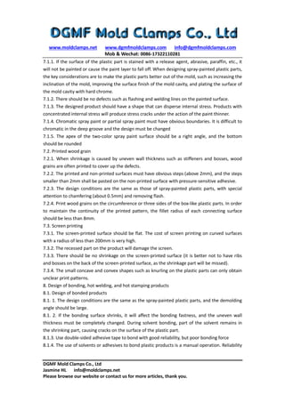 How to design injection molding product? | PDF