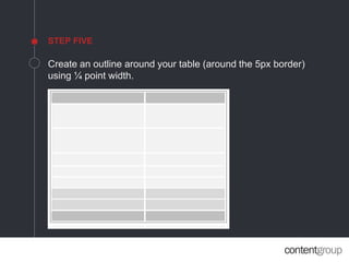How to design pretty excel tables | PPTX