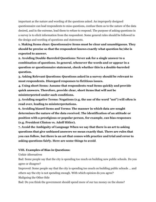 How to design questionnaire | DOC
