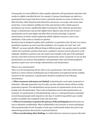 How to design questionnaire | DOC