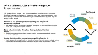 How to design web intelligence reports that behave like real dashboards ...