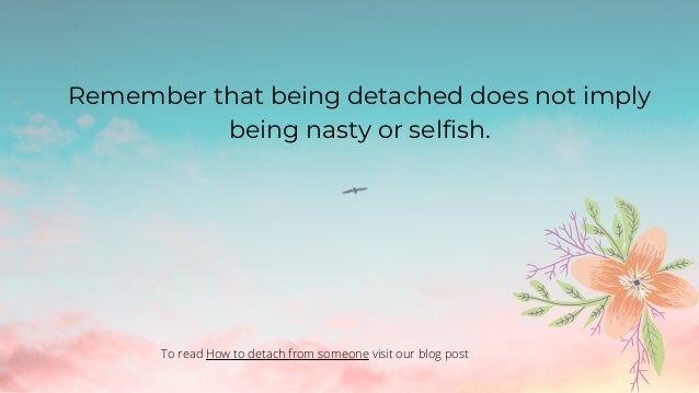 How to detach from someone.pdf