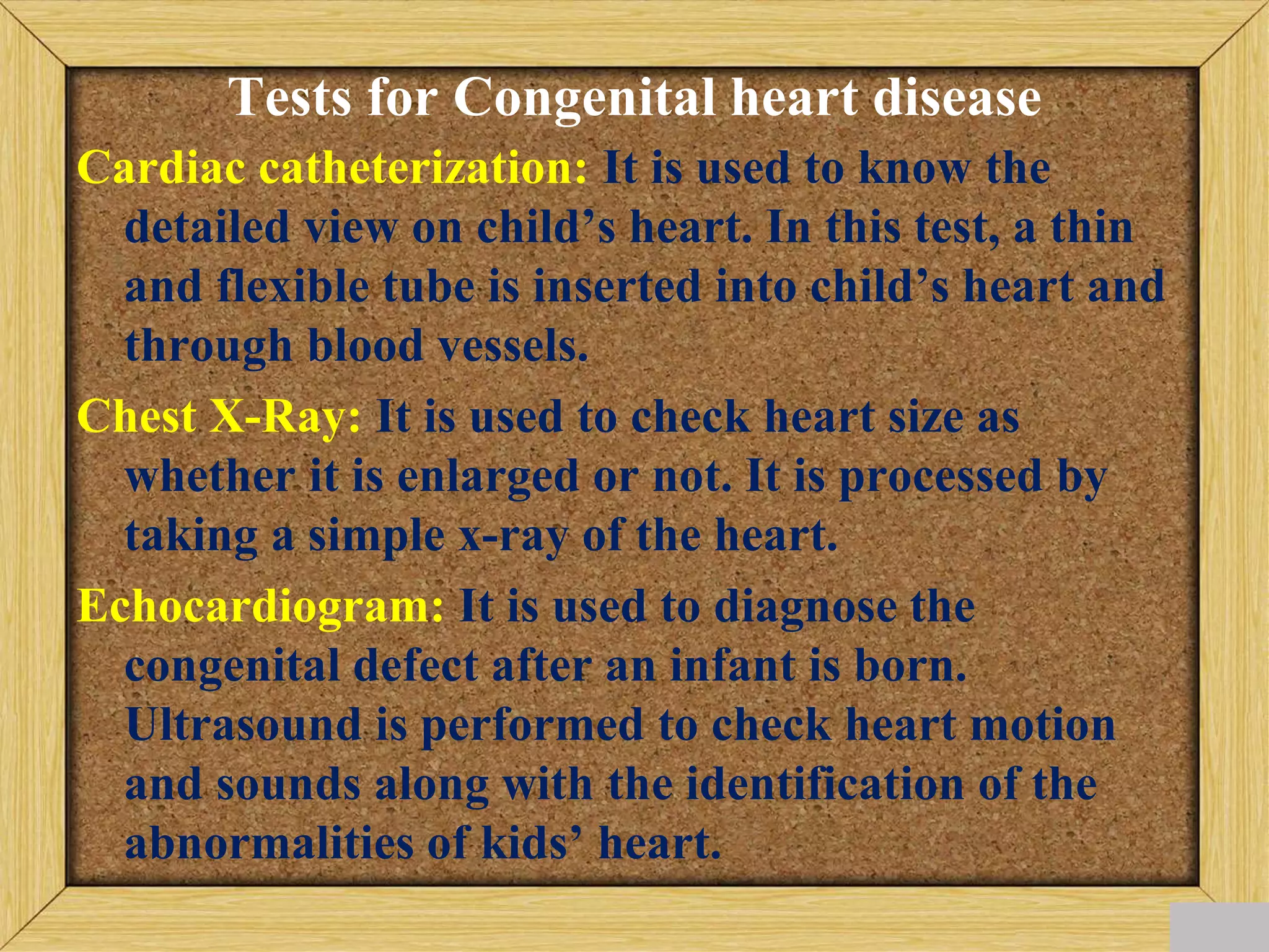 How to detect & diagnose congenital heart disease in children | PPTX