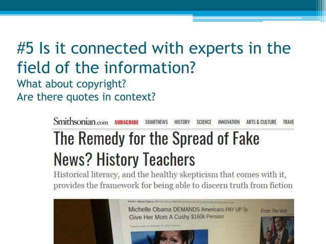 How to detect fake news | PPT