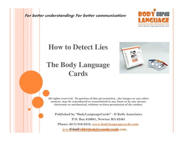 How To Detect Lies | PDF