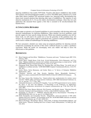 How to detect middleboxes guidelines on a methodology | PDF | Computer Networking | Computing