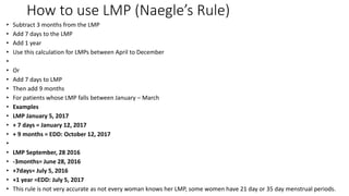 How to determine gestational age of pregnancy | PPTX