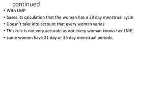 How to determine gestational age of pregnancy | PPTX