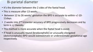 How to determine gestational age of pregnancy | PPTX