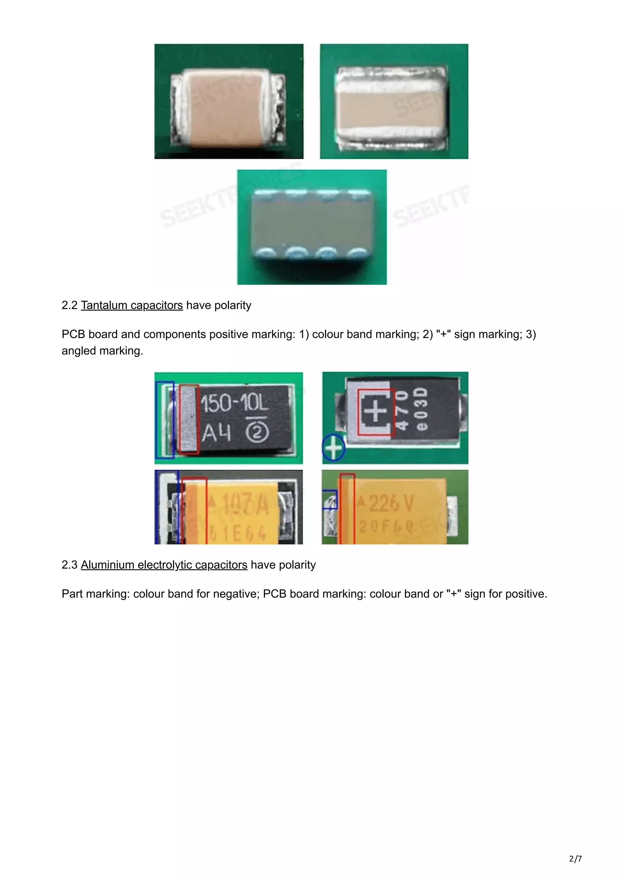 How to determine the polarity of smd components like a pro | PDF
