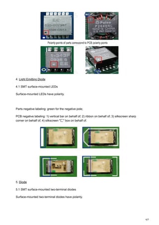 How to determine the polarity of smd components like a pro | PDF