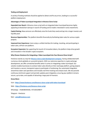 Binance Clone Script With Token Launchpad A Complete Tech Stack For