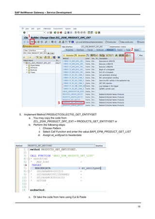 How to develop a gateway service using code based implementation | PDF