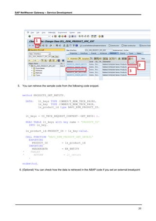 How to develop a gateway service using code based implementation | PDF