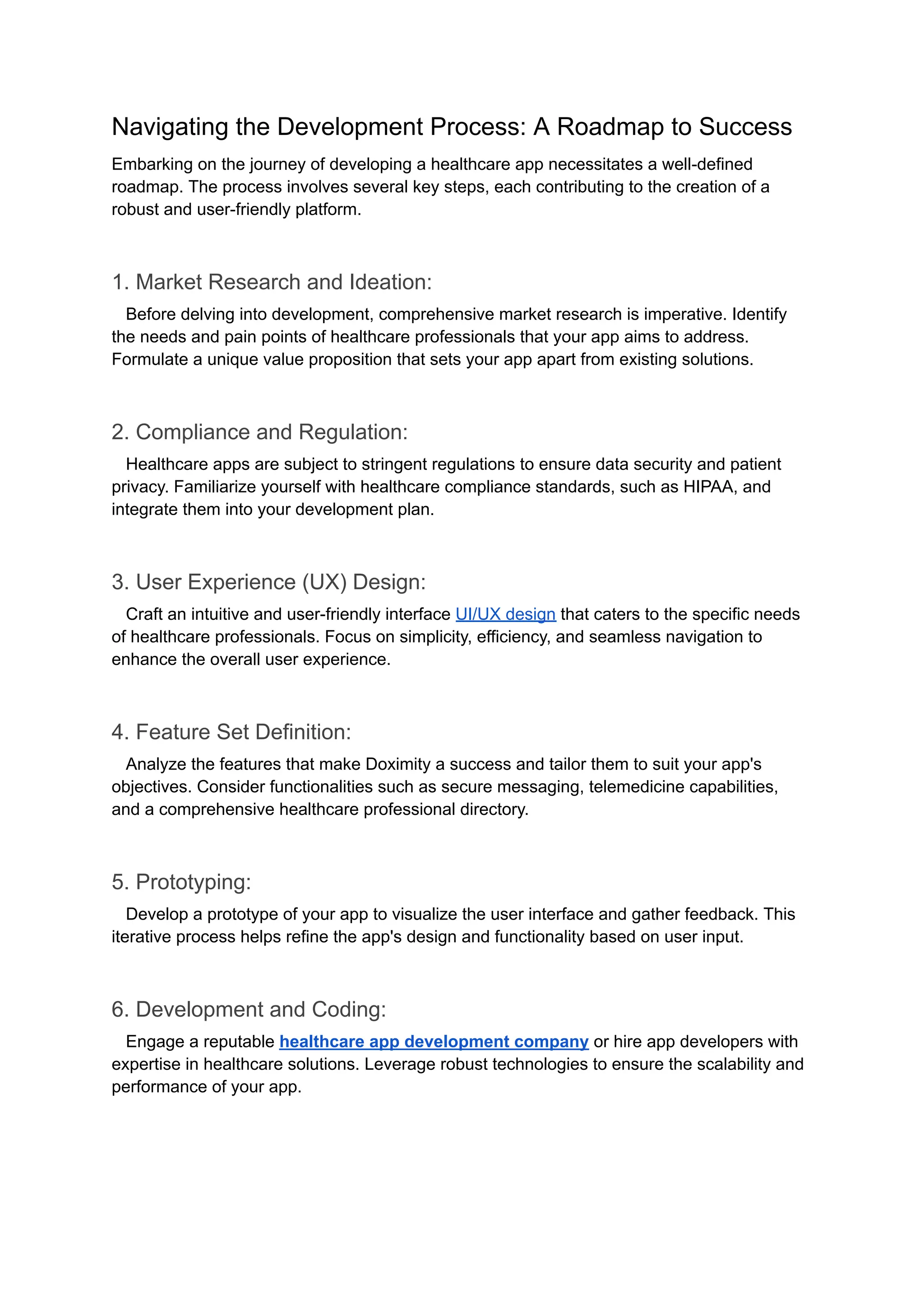 How To Develop a Healthcare App Like Doximity | PDF