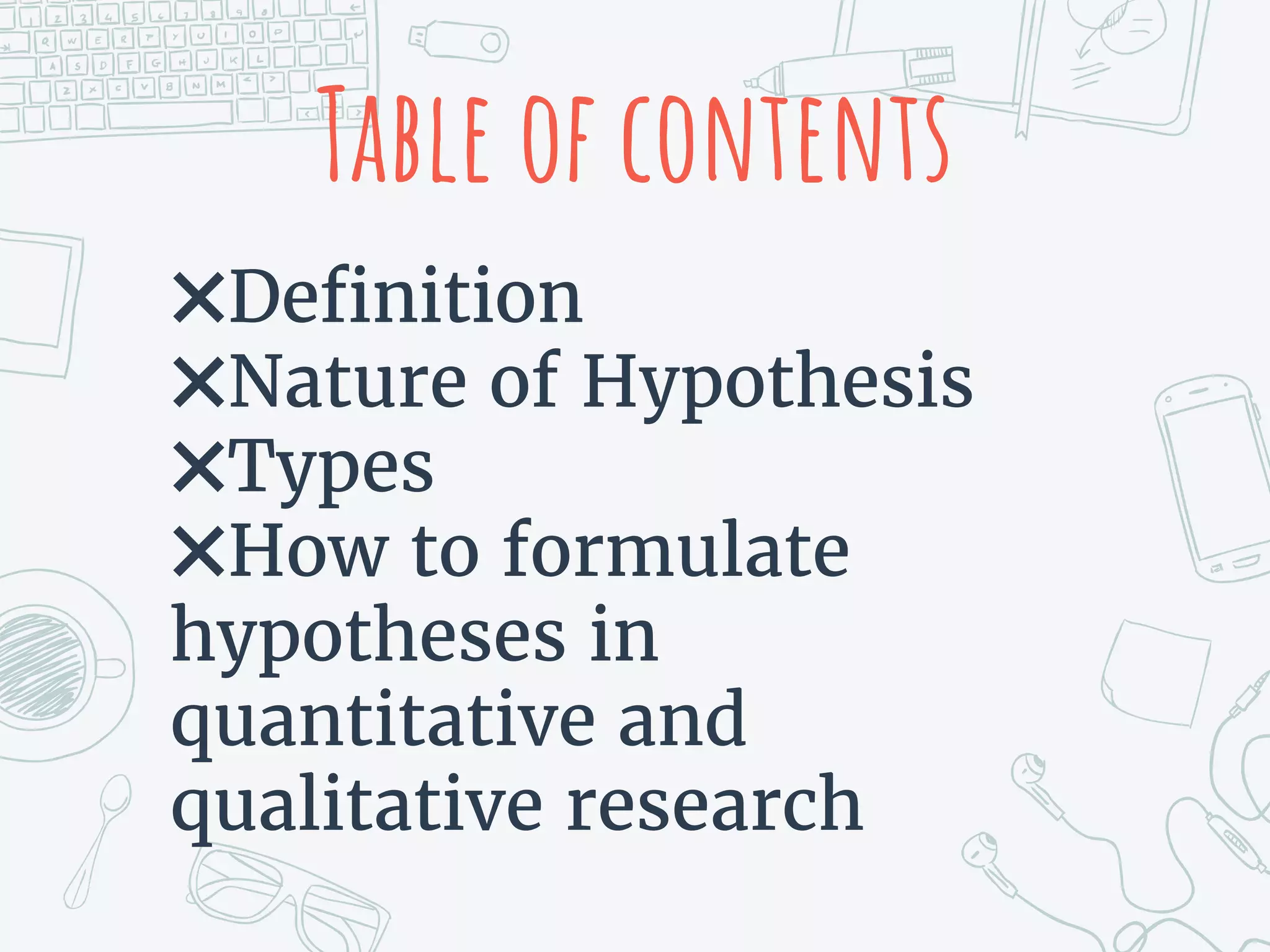 How to develop a hypothesis | PPT