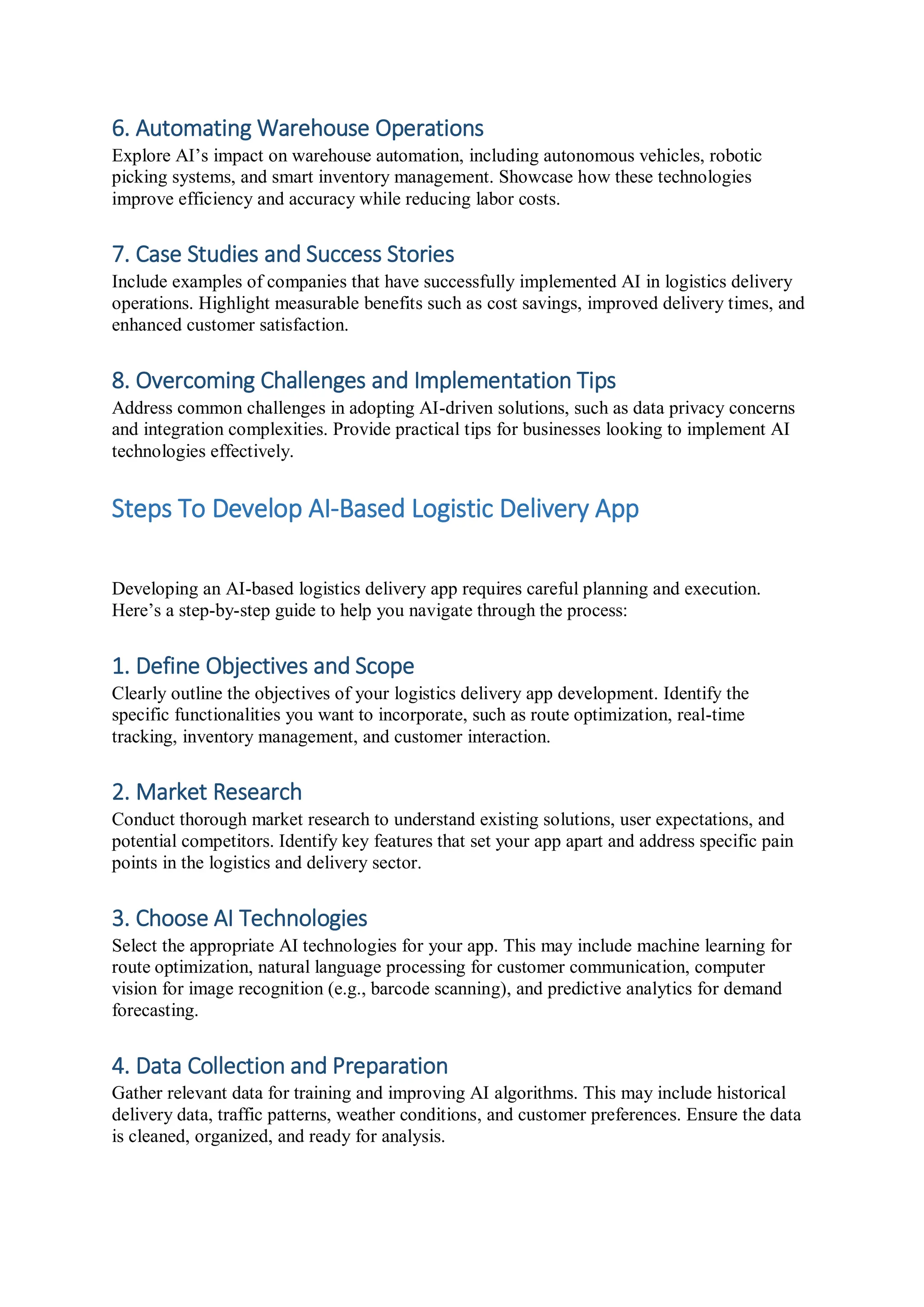 How To Develop an AI-Based Logistic Delivery App.pdf