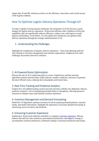 How To Develop an AI-Based Logistic Delivery App.pdf