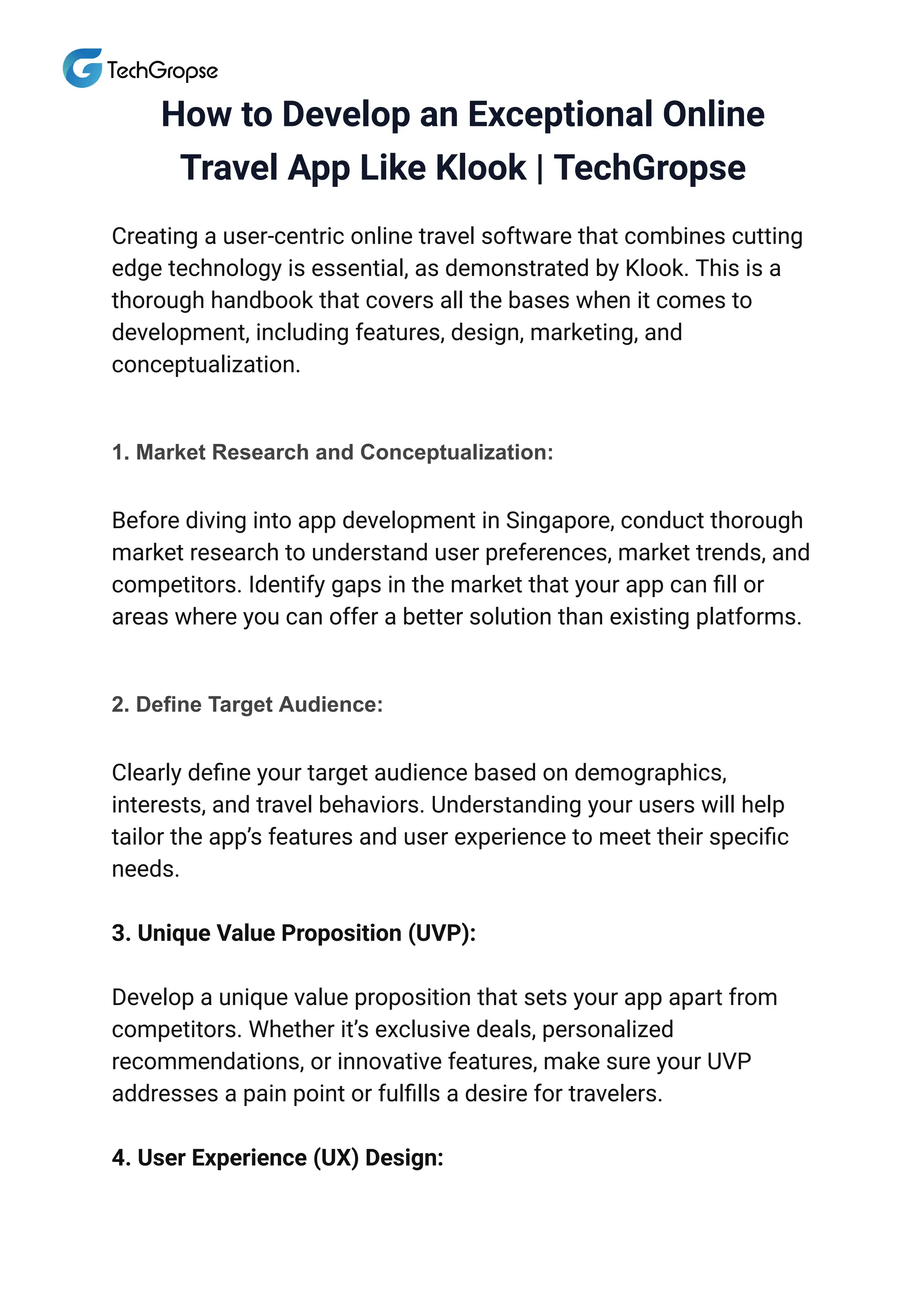 How to Develop an Exceptional Online Travel App Like Klook _ TechGropse.pdf
