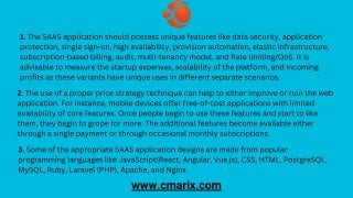 How To Design and Develop a SAAS Application? | PPTX